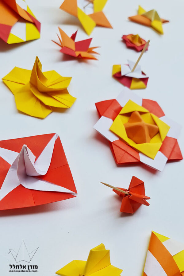 סדנאות אוריגמי לילדים - מקפלים עם חברים - מורן אלחלל - אוריגמי בד